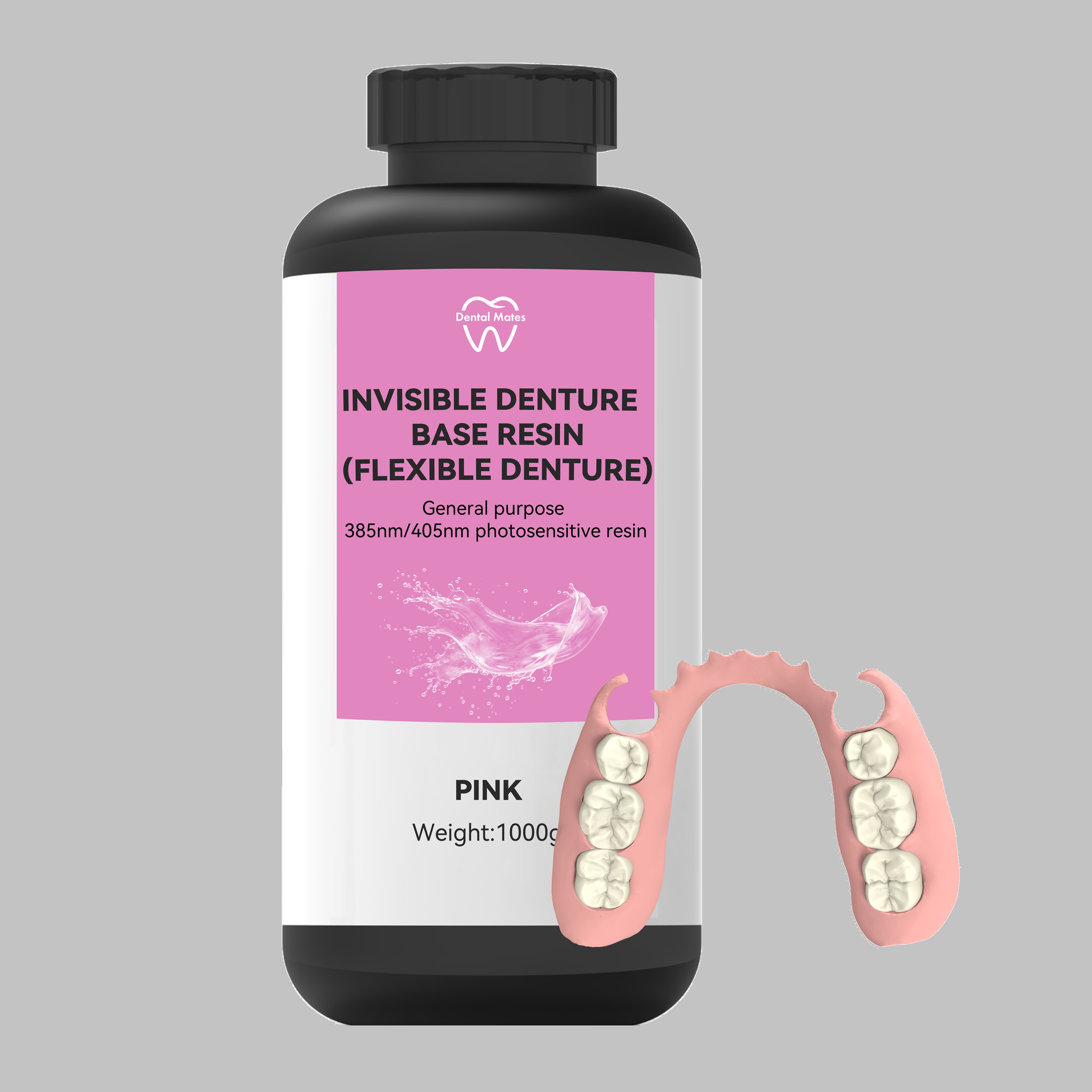 Invisible Denture Base Resin for DLP and LCD Printers 500g or 500ml ...